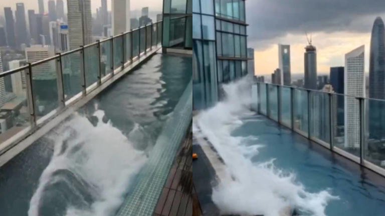 Myanmar Earthquake: New Video Shows Swimming Pool Turning Into a ...