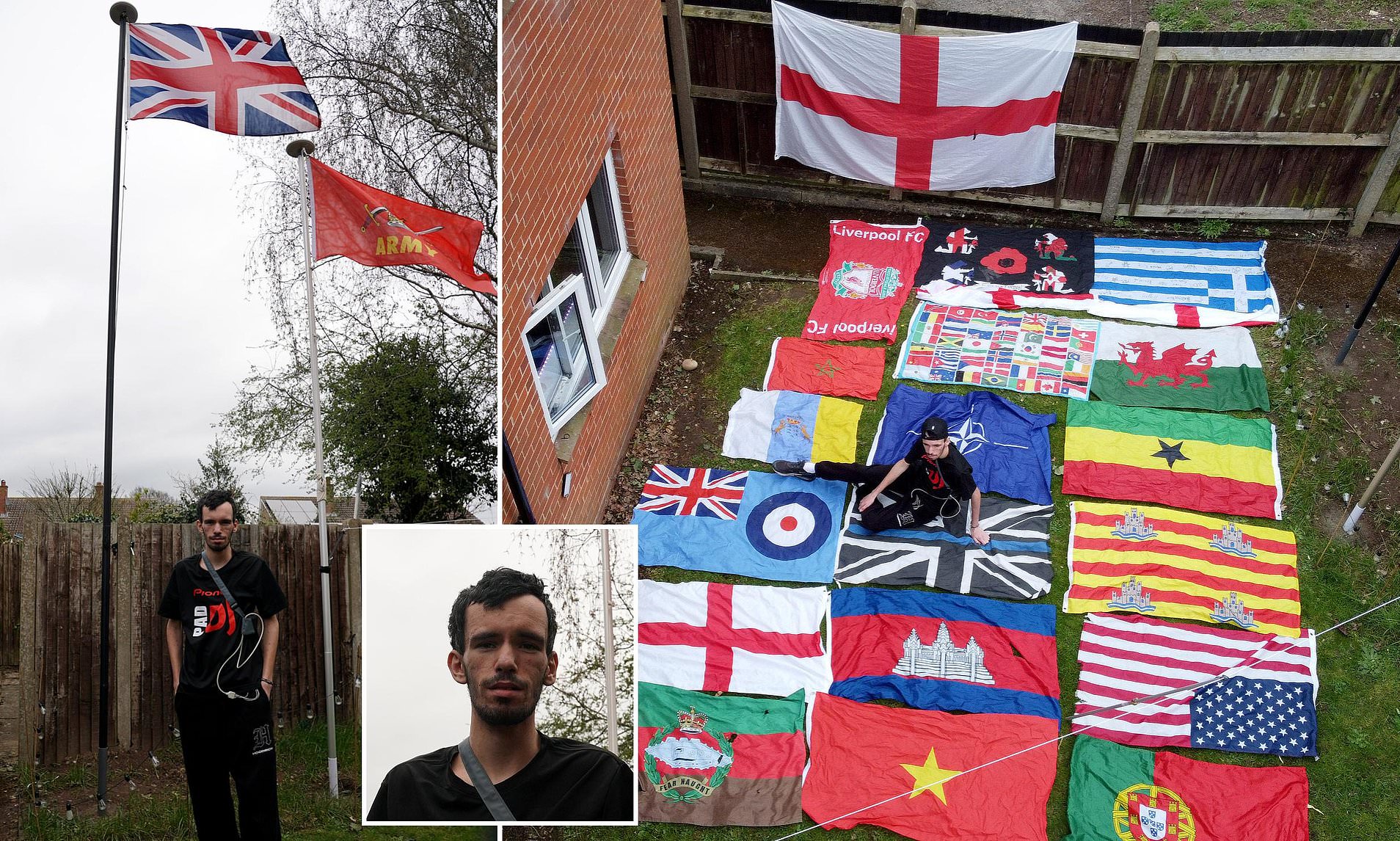 'Council say I have to take down my flags as they may offend someone'
