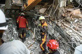 Aftershocks rattle Myanmar as rescuers search for survivors
