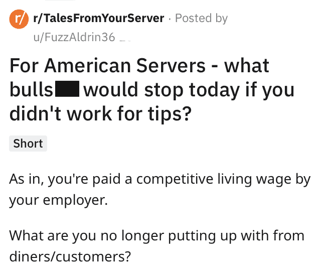 35 Waiters Explain What Would Change If Tipping Suddenly Ended