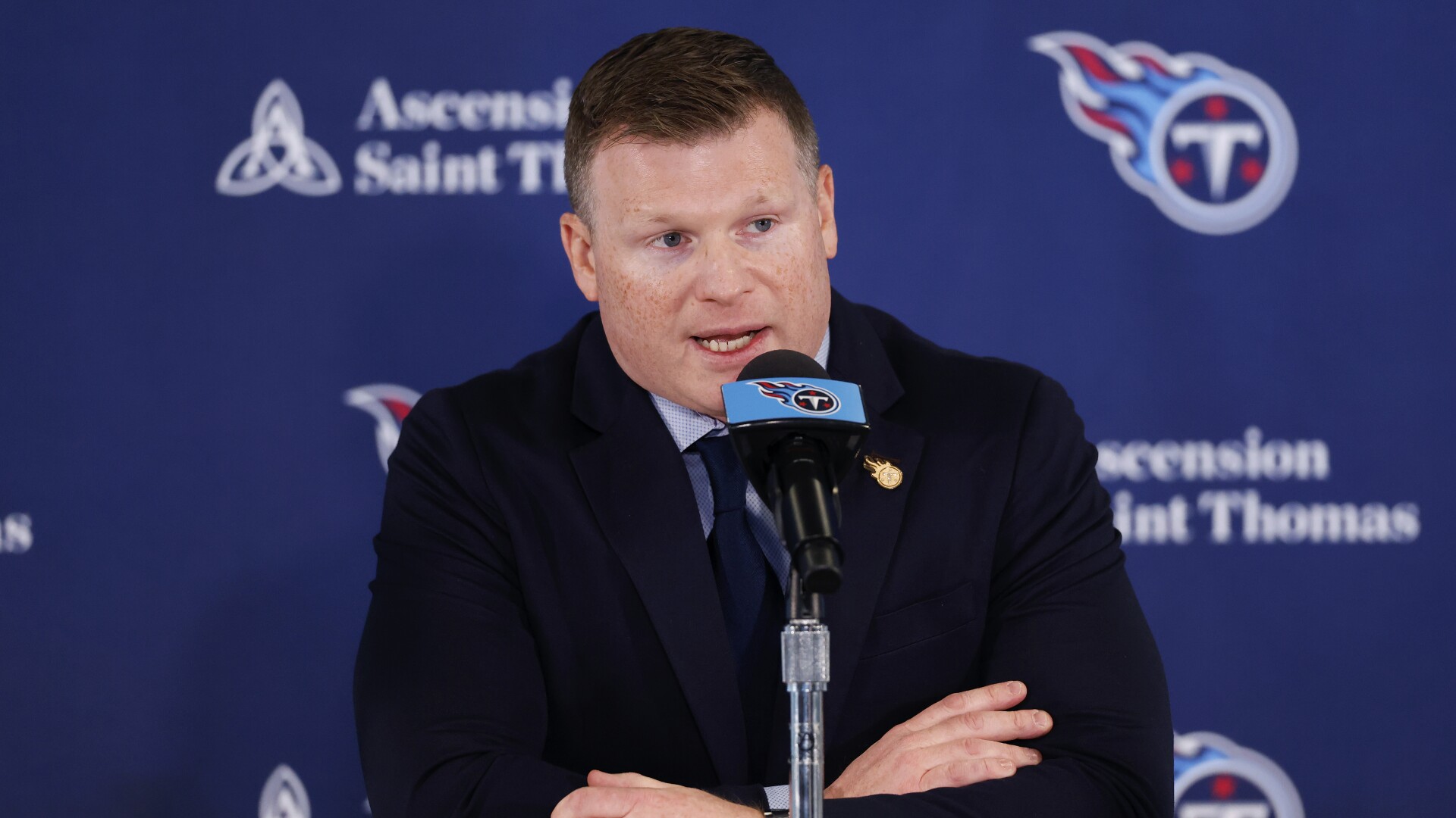 Titans VP Chad Brinker: Good idea where we're headed, but teams still ...