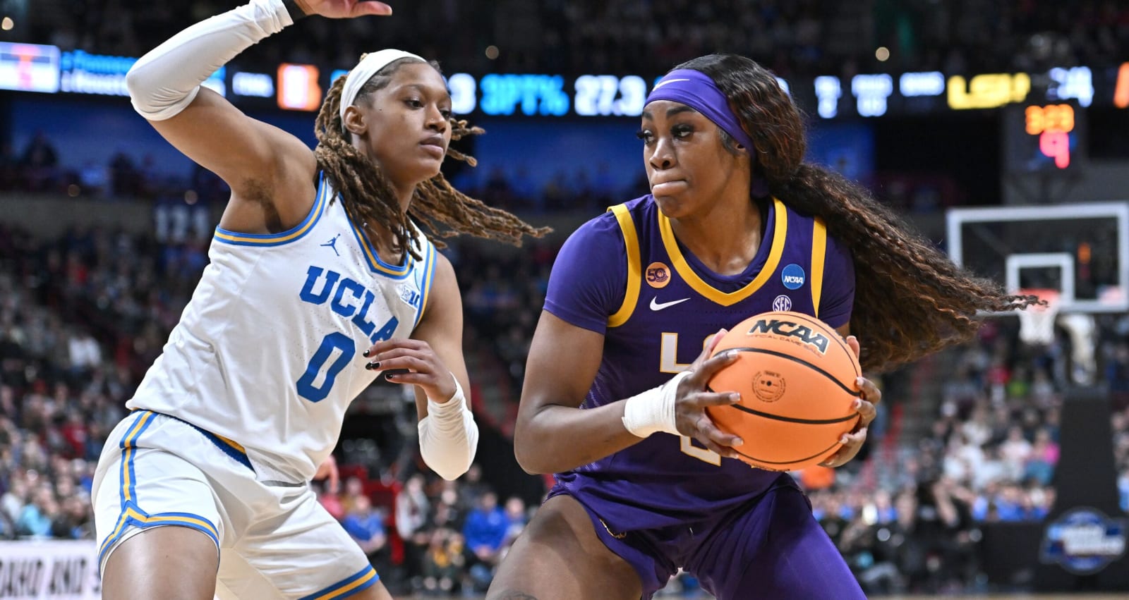 UCLA’s hot shooting sinks LSU in Elite Eight, 72-65