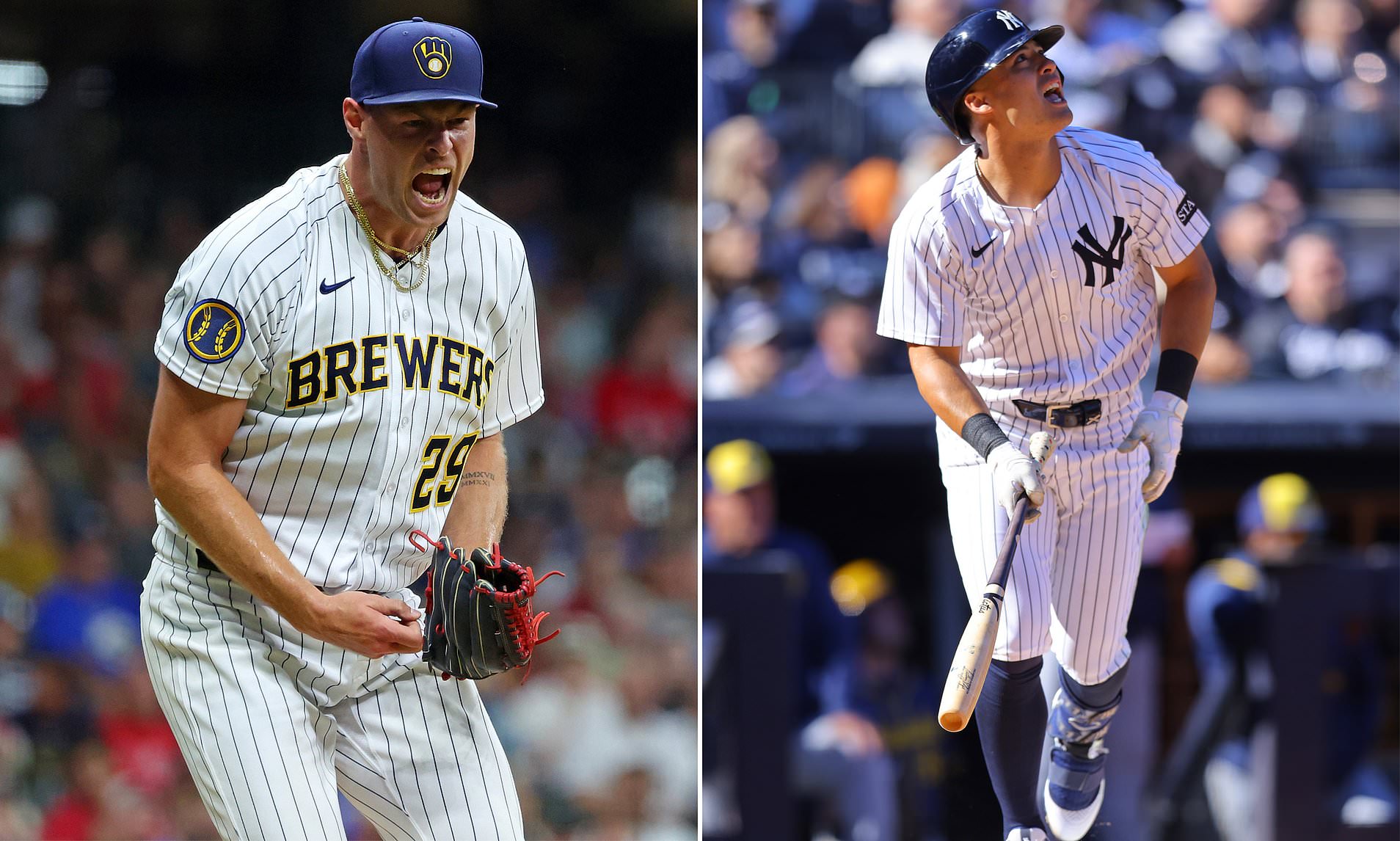 Brewers pitcher slams the Yankees over controversial bat tweak: 'Never ...