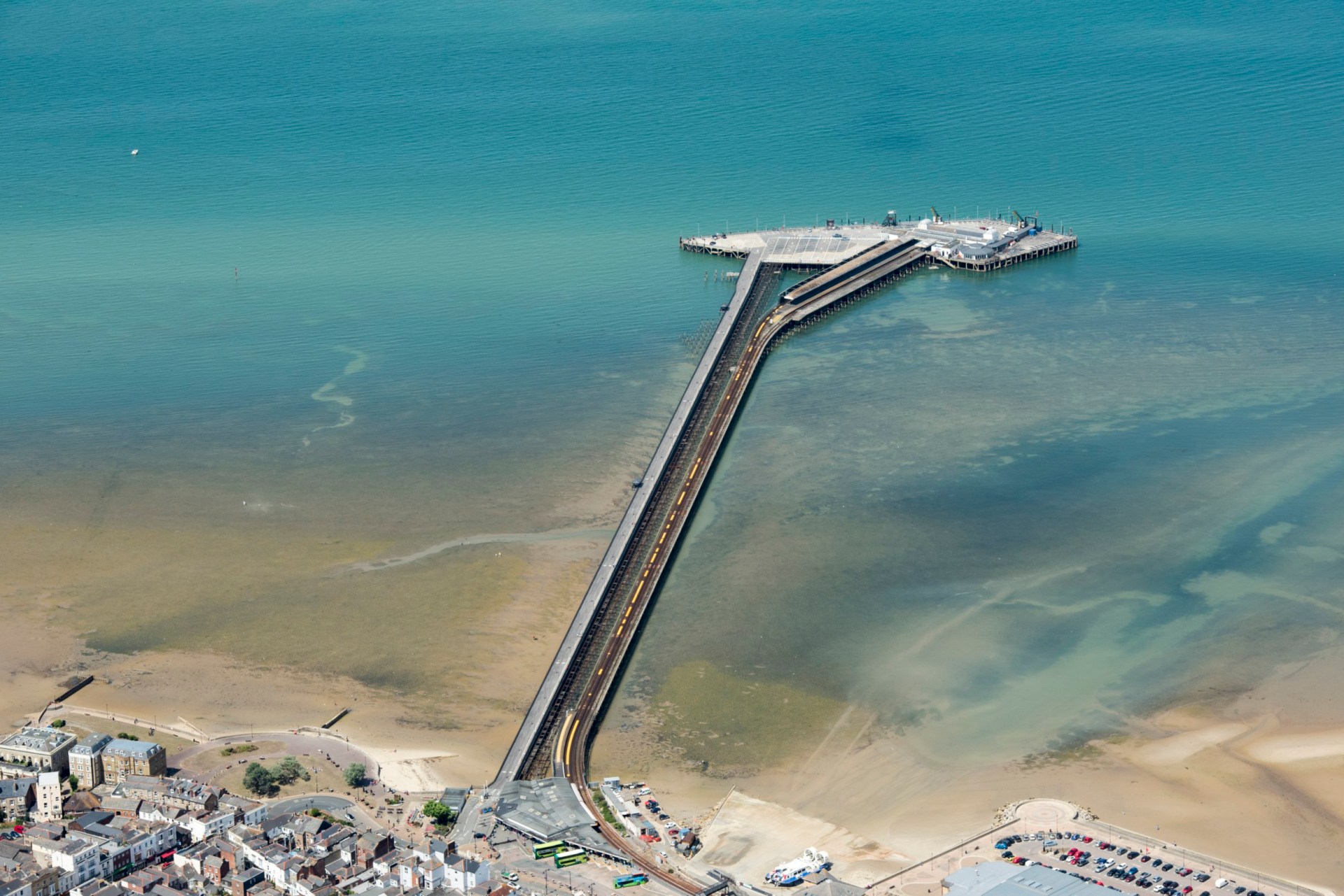 Aboard the UK’s one of a kind floating train line which is set to ...