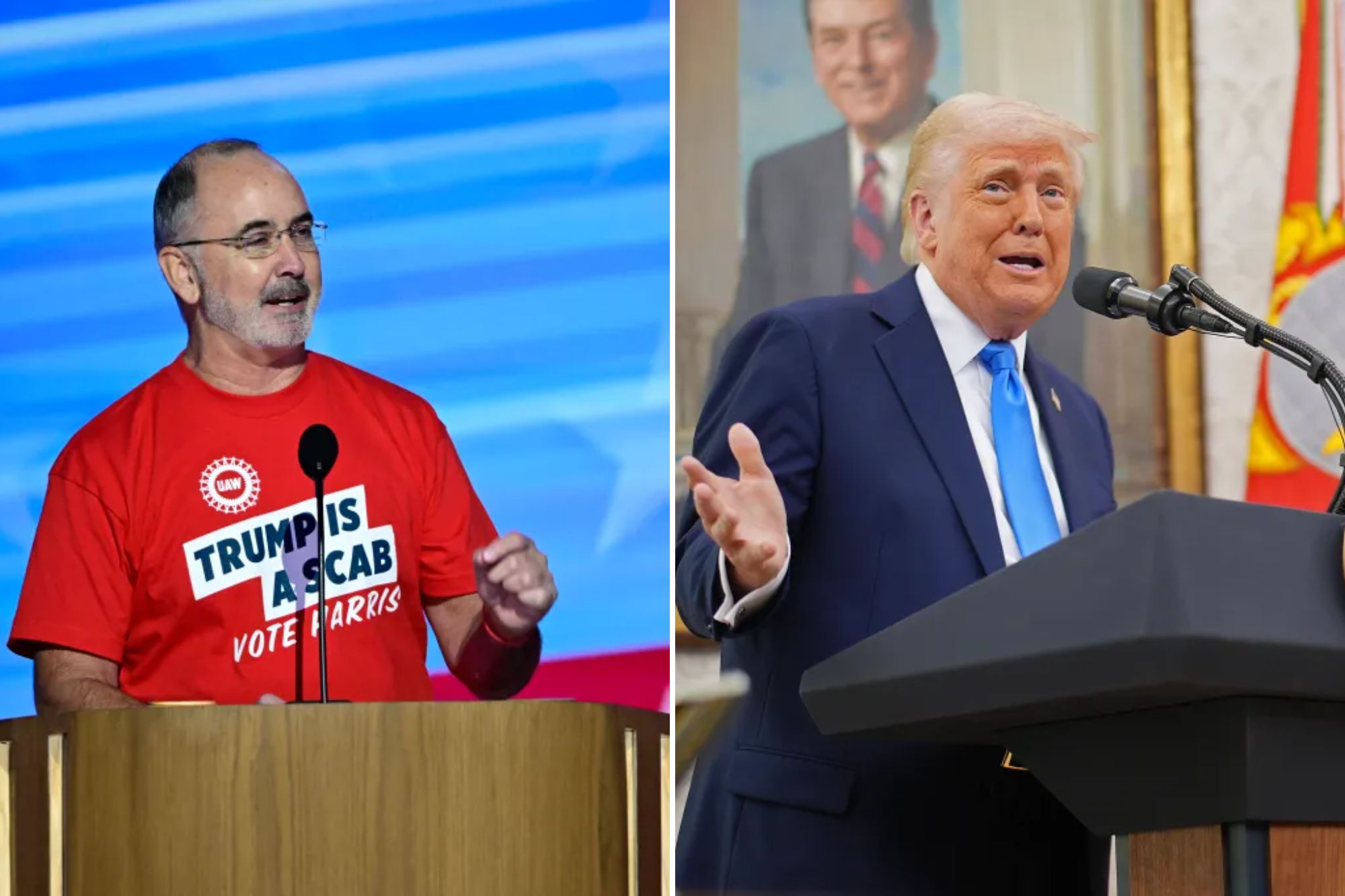 Anti-Trump UAW president backs tariffs on foreign-made cars: ‘They ...