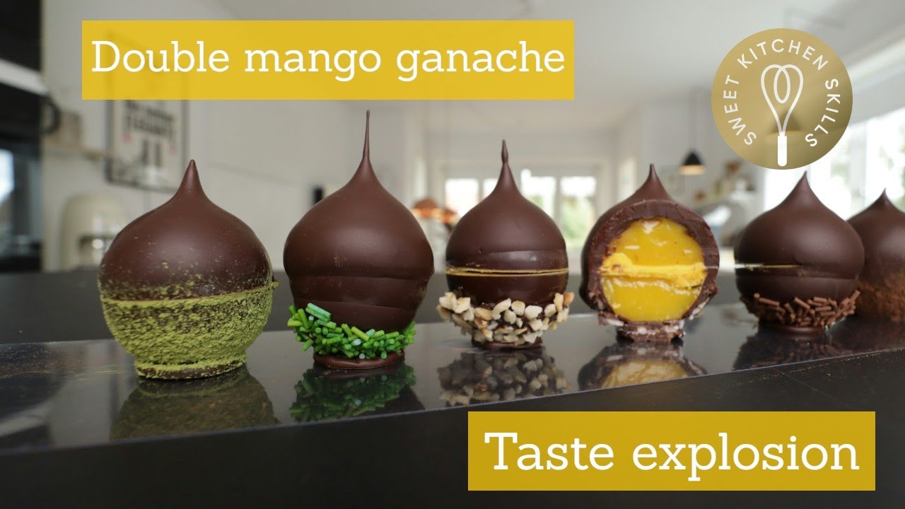 Ultimate Double Mango Ganache Bonbons with a Secret Piping Technique ...