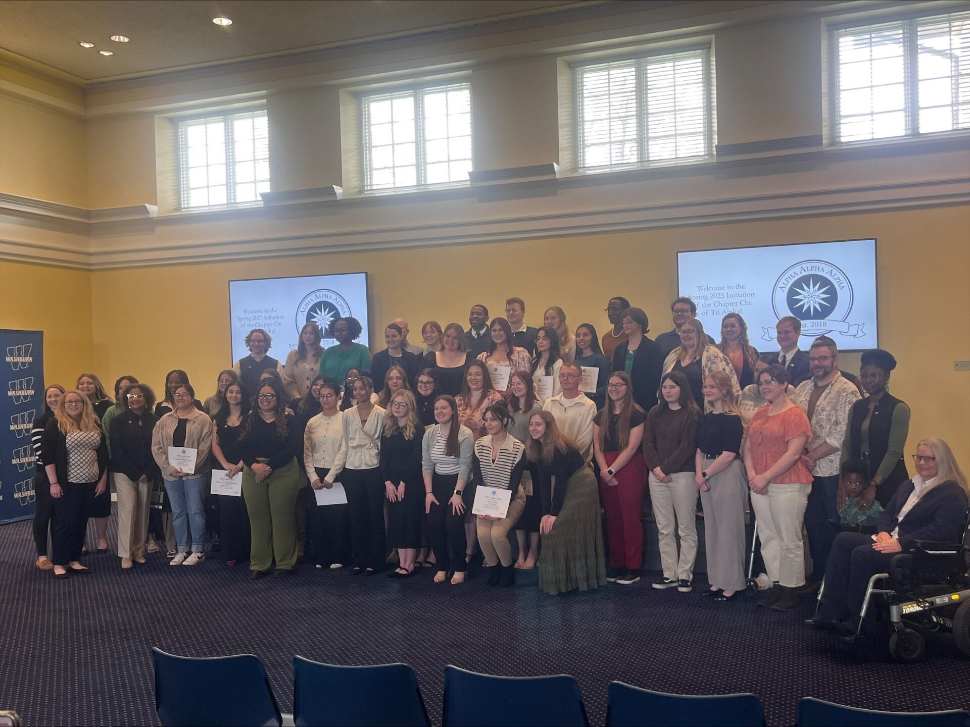 Washburn first-gen organization holds inaugural ceremony