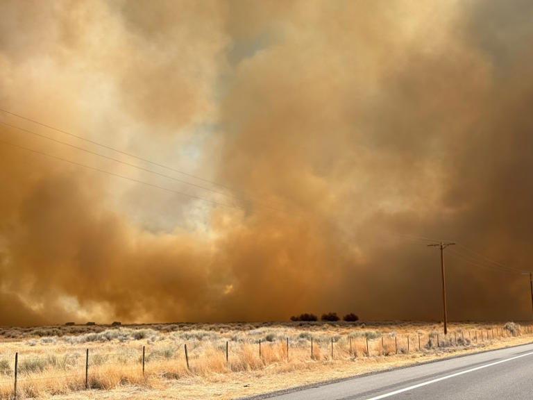 Rapidly growing Silver Fire prompts evacuation orders in Inyo, Mono ...