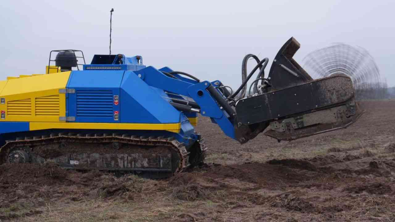 Ukraine develops remote-controlled demining machine capable of clearing ...