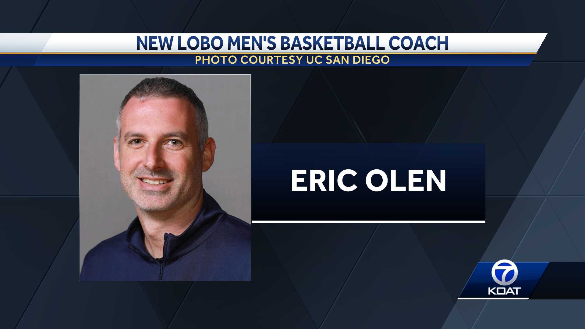 UNM introduces new Lobo men's basketball coach Eric Olen