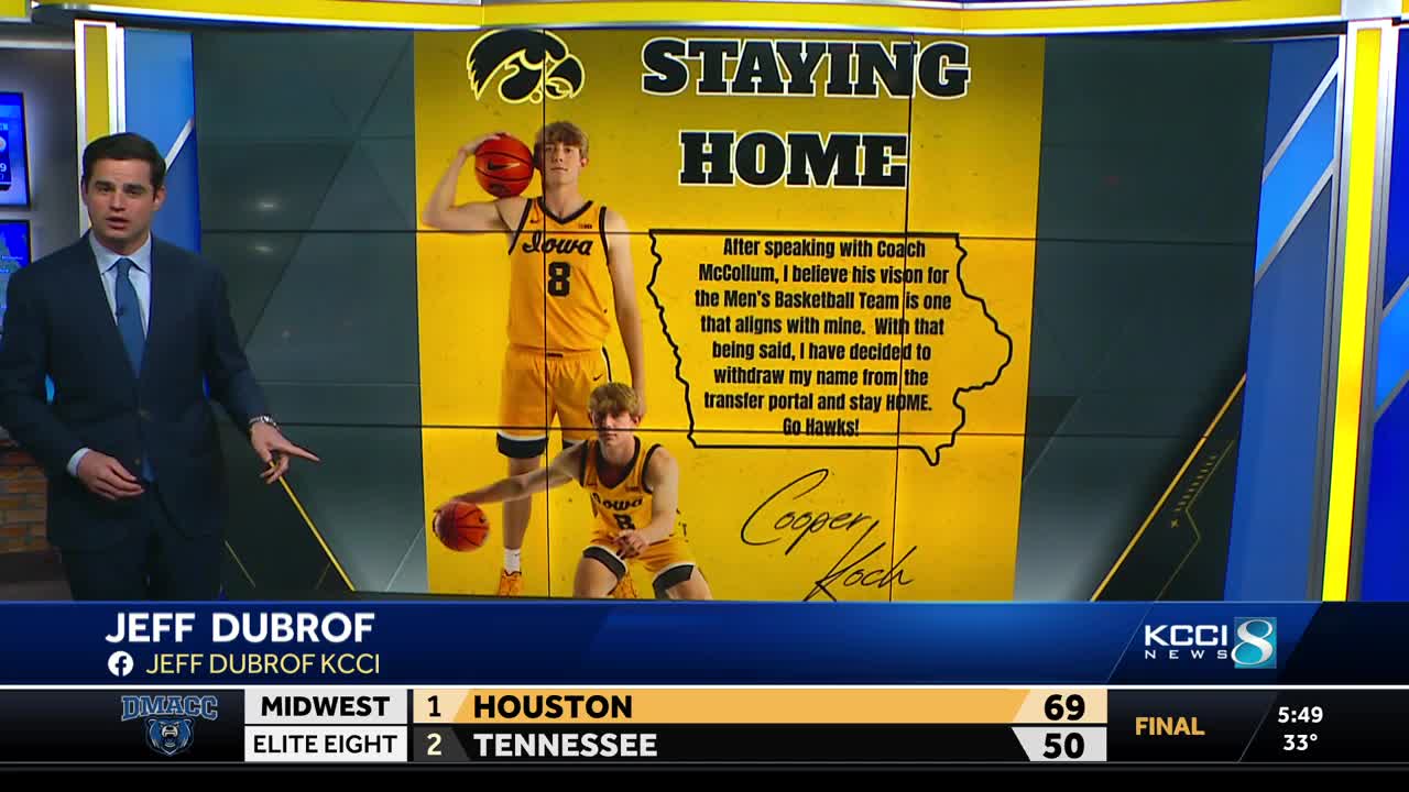 Cooper Koch withdraws name from the transfer portal, will return to ...