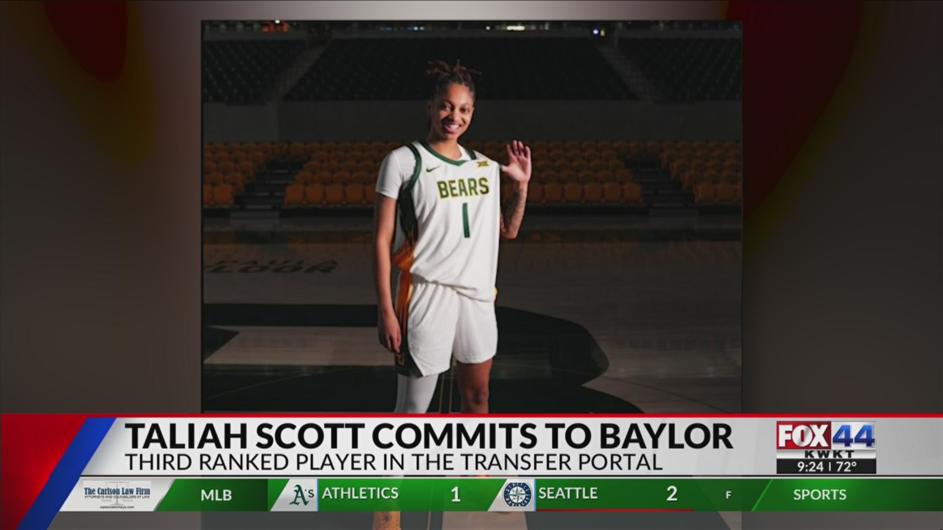 Baylor women's basketball lands former Auburn star Taliah Scott