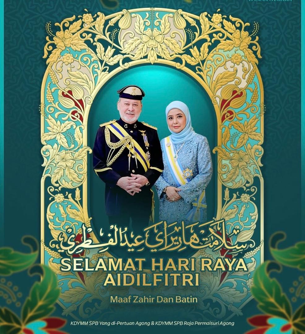 Promote unity, foster togetherness, says King in Hari Raya address