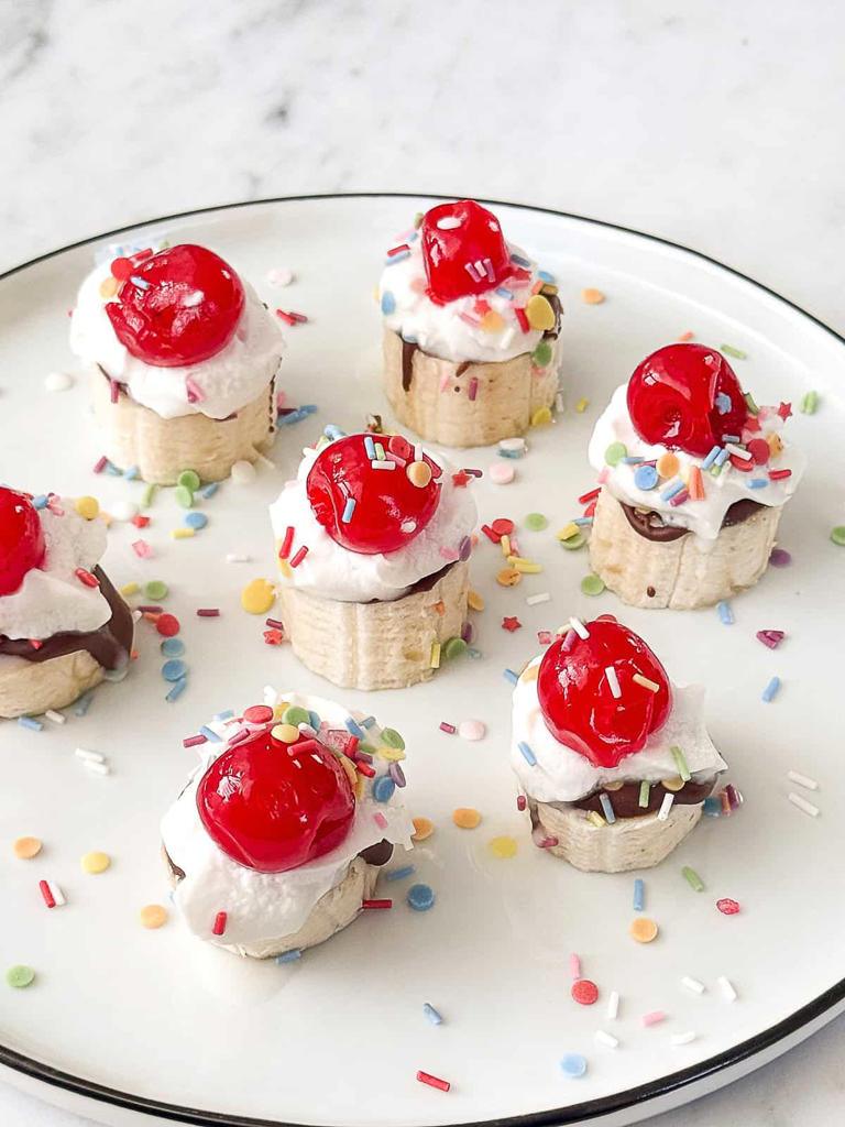 Banana Split Bites