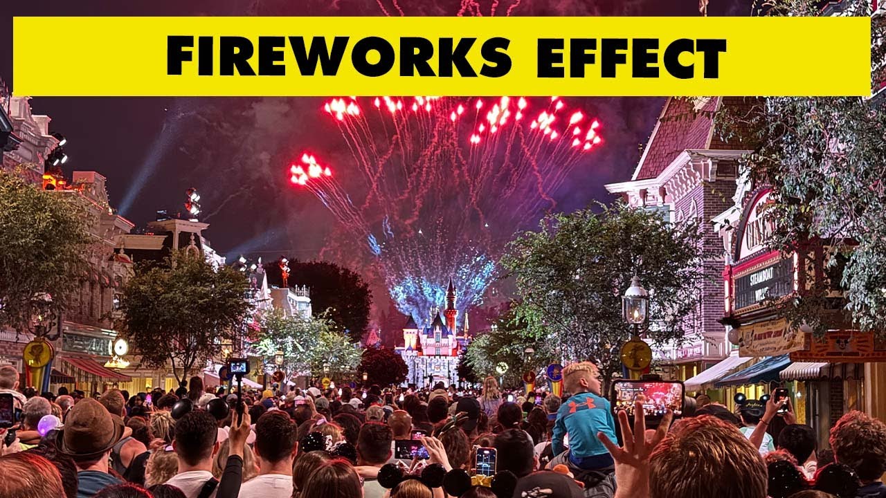 How GOOD is the Fireworks Effect on stand by wait times Disneyland Park ...