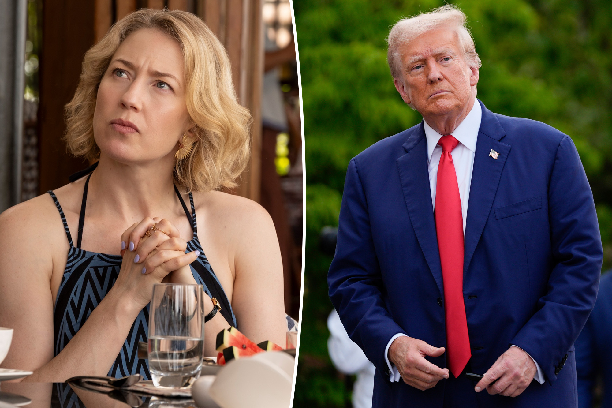 Carrie Coon says ‘White Lotus’ scene about ‘maybe trans’ child was cut ...