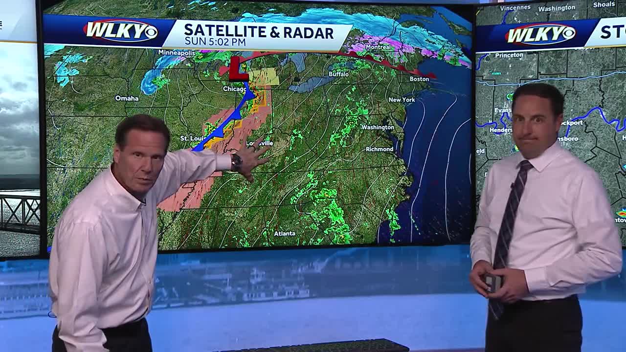 WLKY meteorologists Jay Cardosi and Eric Zernich tracking severe ...