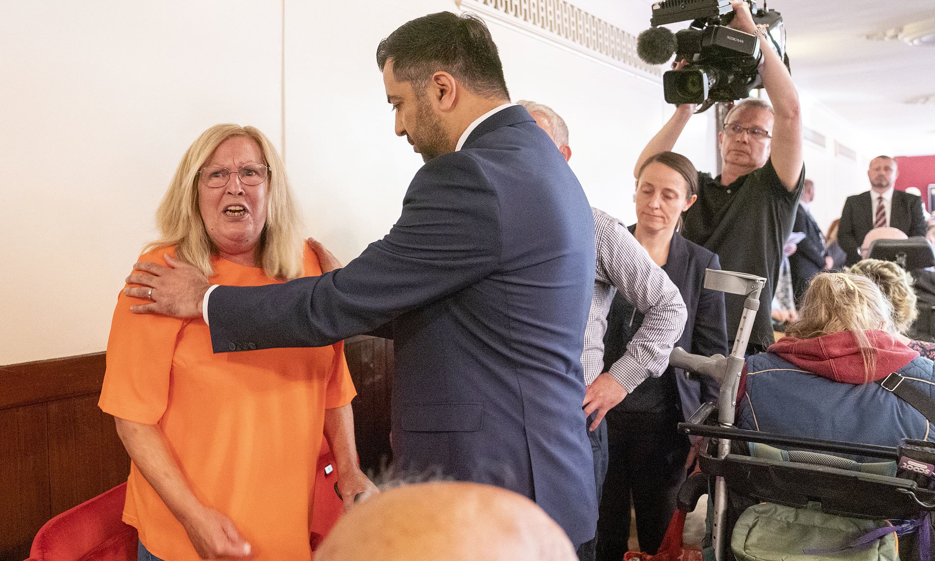 Gran's outburst at Humza Yousaf was noted in official NHS records