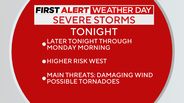 Severe storms possible throughout Pittsburgh region late Sunday night ...