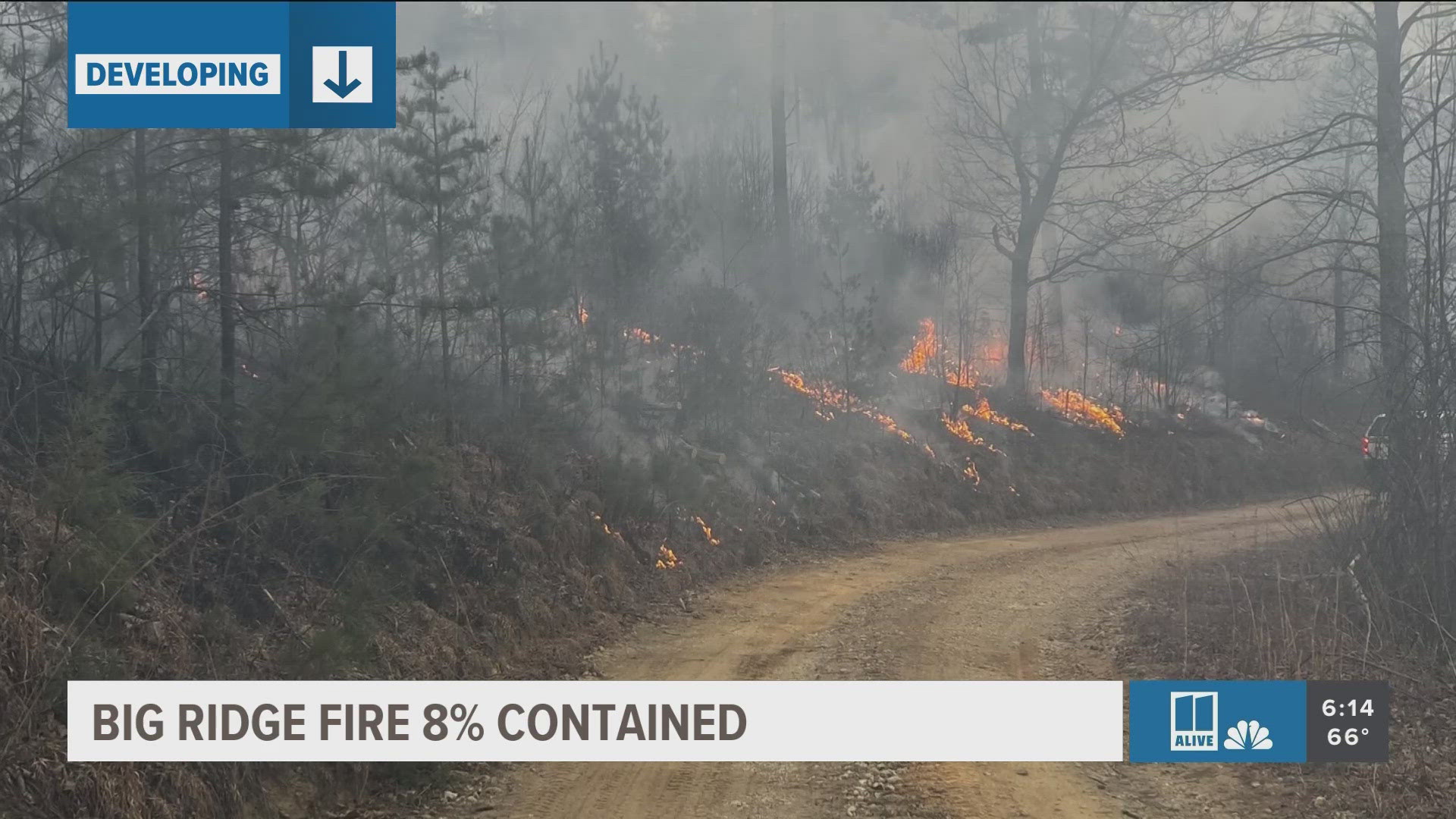 Latest update on Big Ridge wildfire in Rabun County
