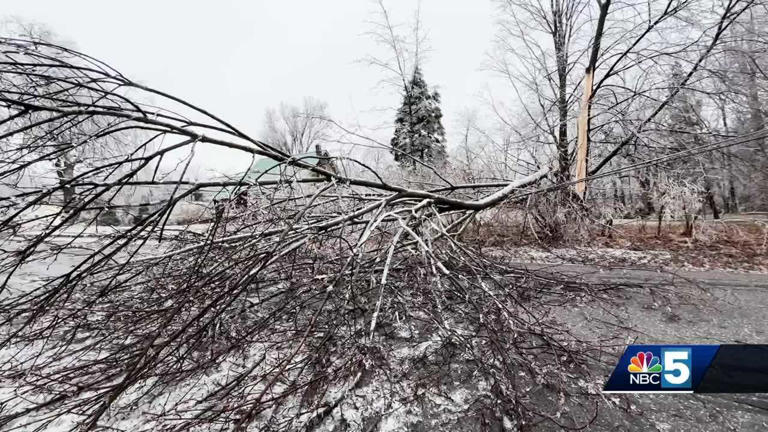 Spring ice storm strikes Vermont, leaving thousands without power