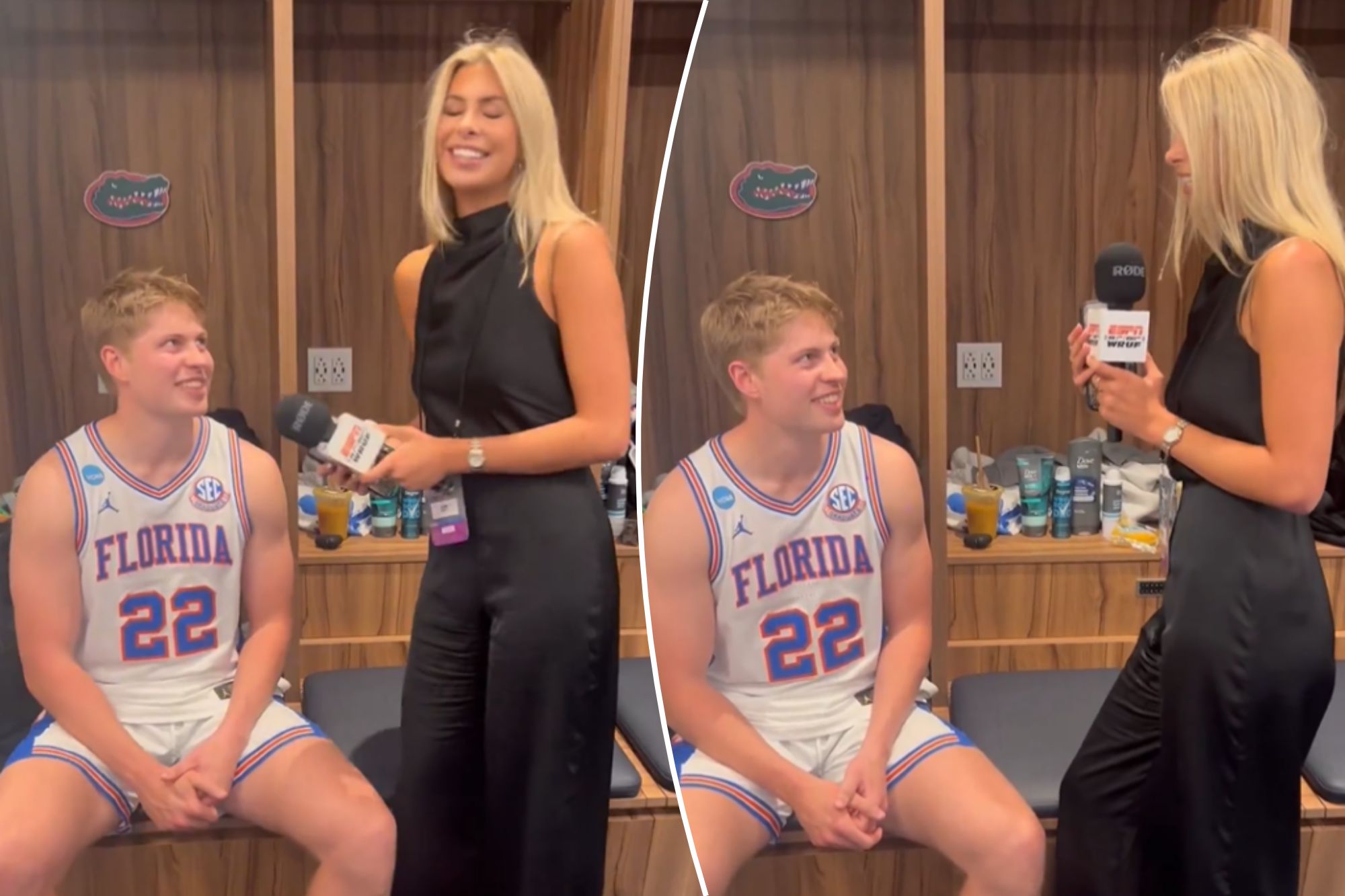 Florida player’s March Madness interview with ESPN student reporter ...