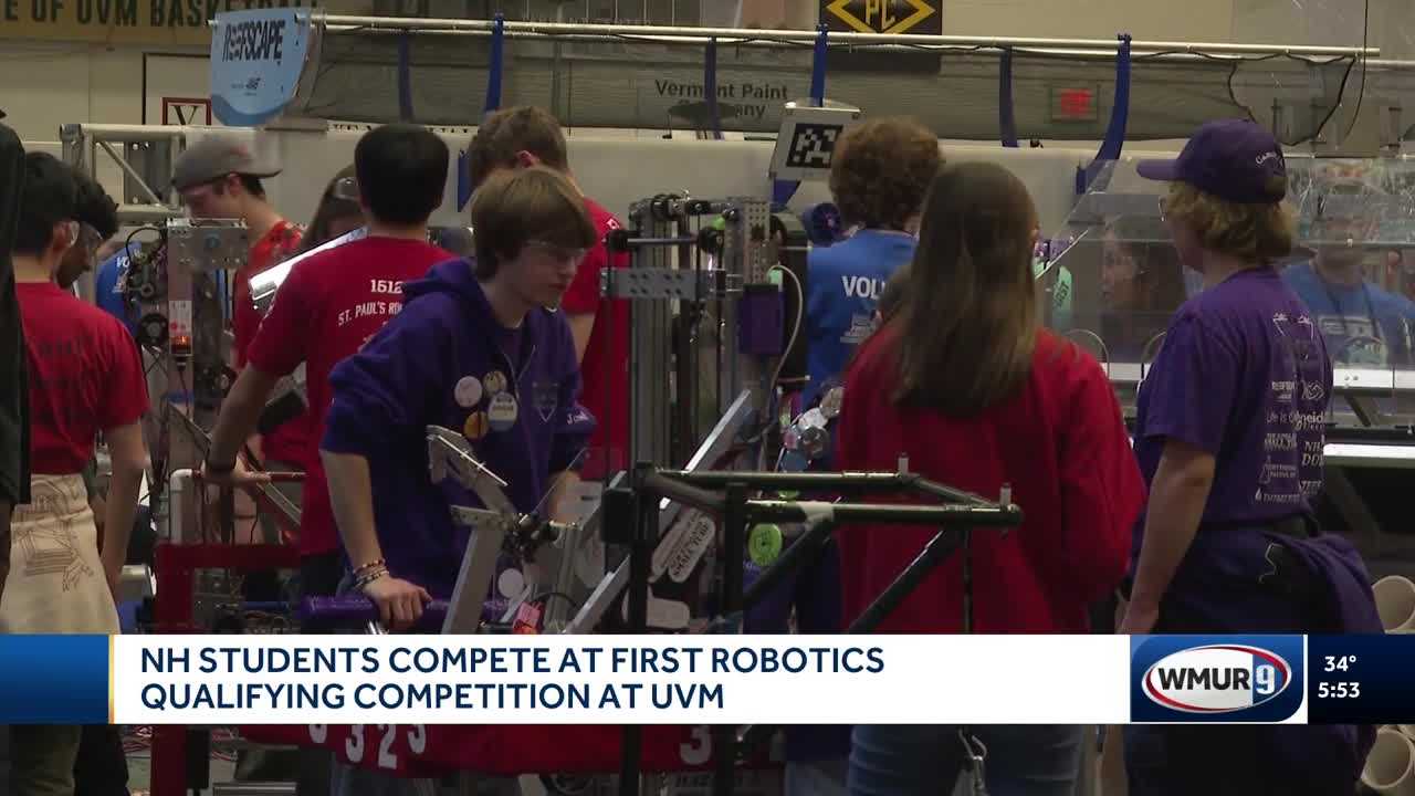 NH students compete at New England FIRST Robotics qualifying competition