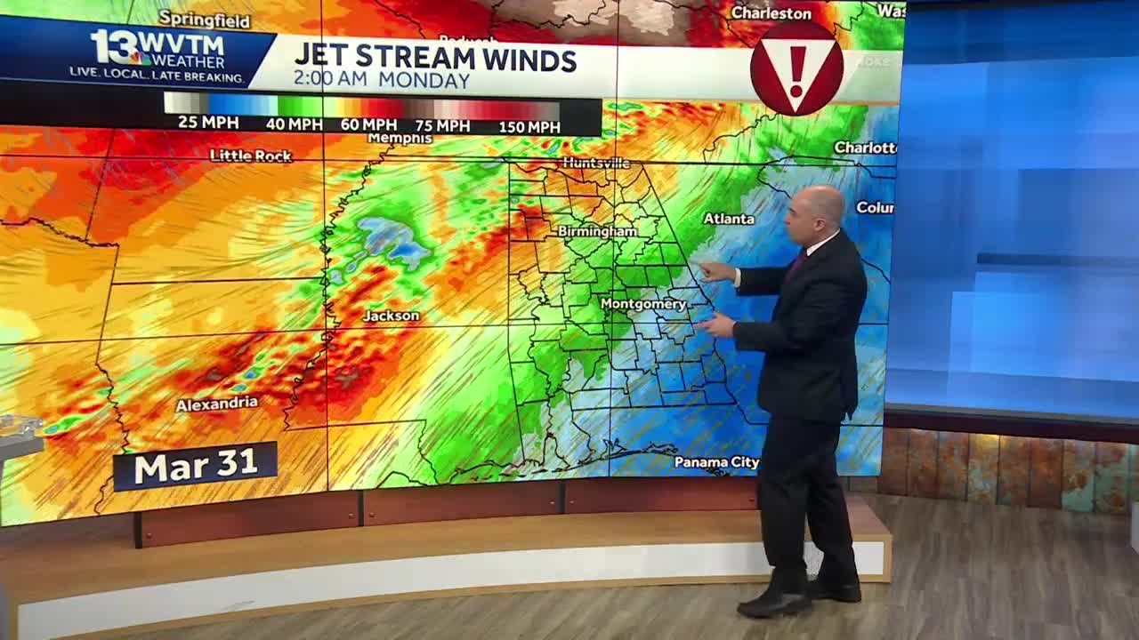 Alabama Alert Day: Severe storms with powerful wind gusts and tornadoes ...