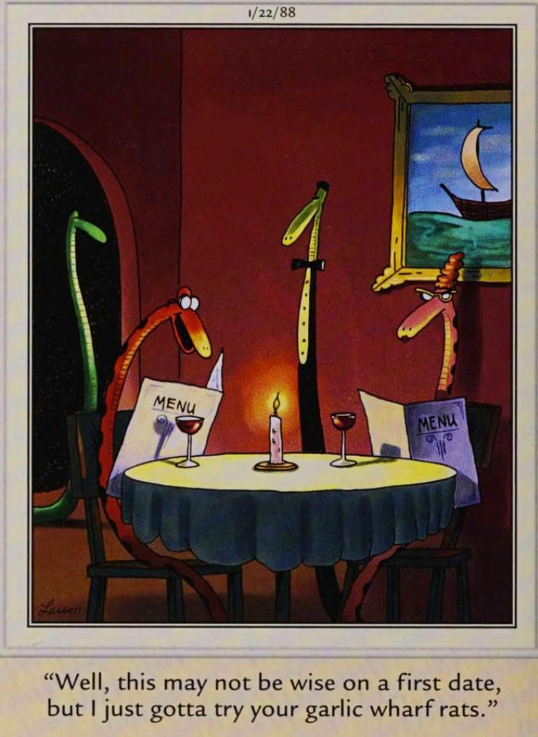 11 Hilarious Far Side Comics Set In Restaurants