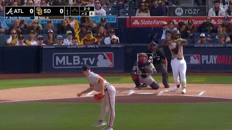Fernando Tatis Jr. Legged Out the Wildest Double of the Year So Far on ...