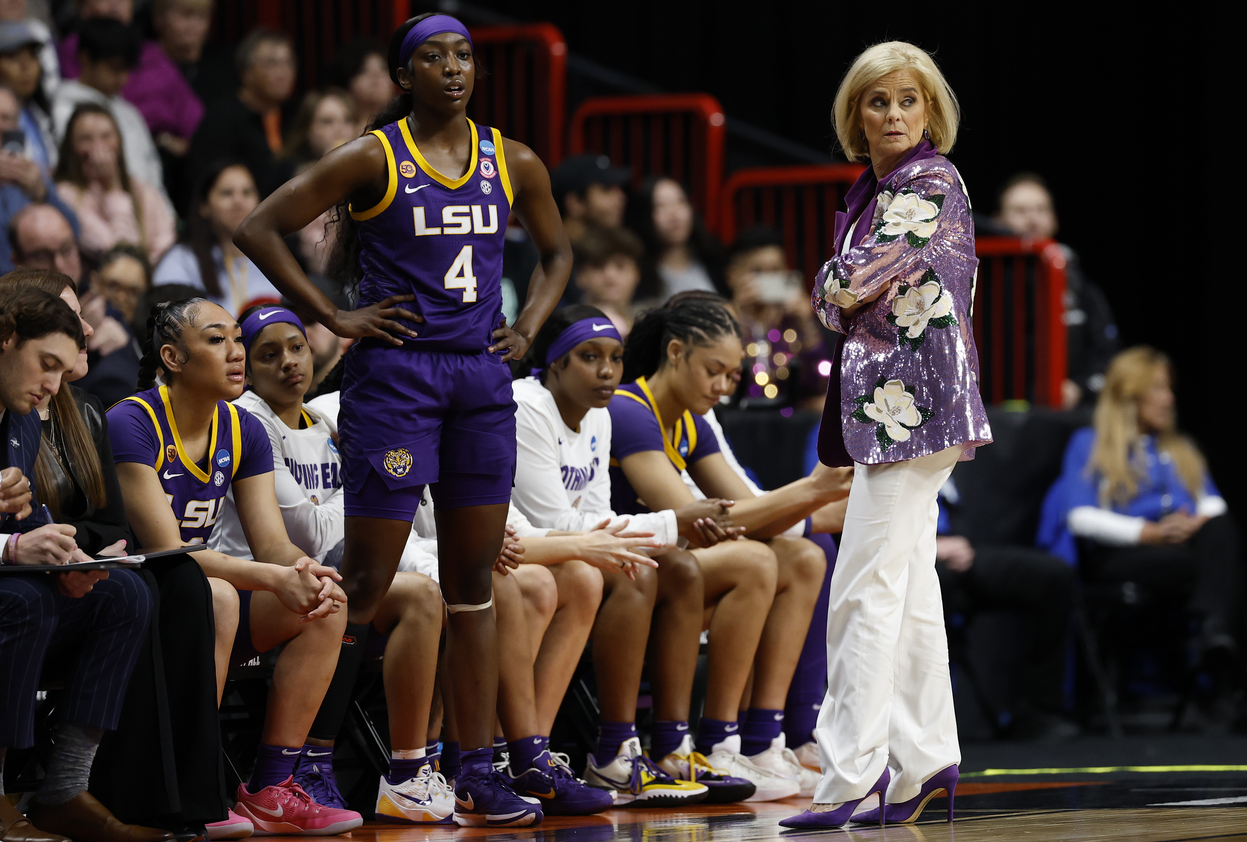 Much more than Lauren Betts, UCLA denies LSU to roar into the Final Four