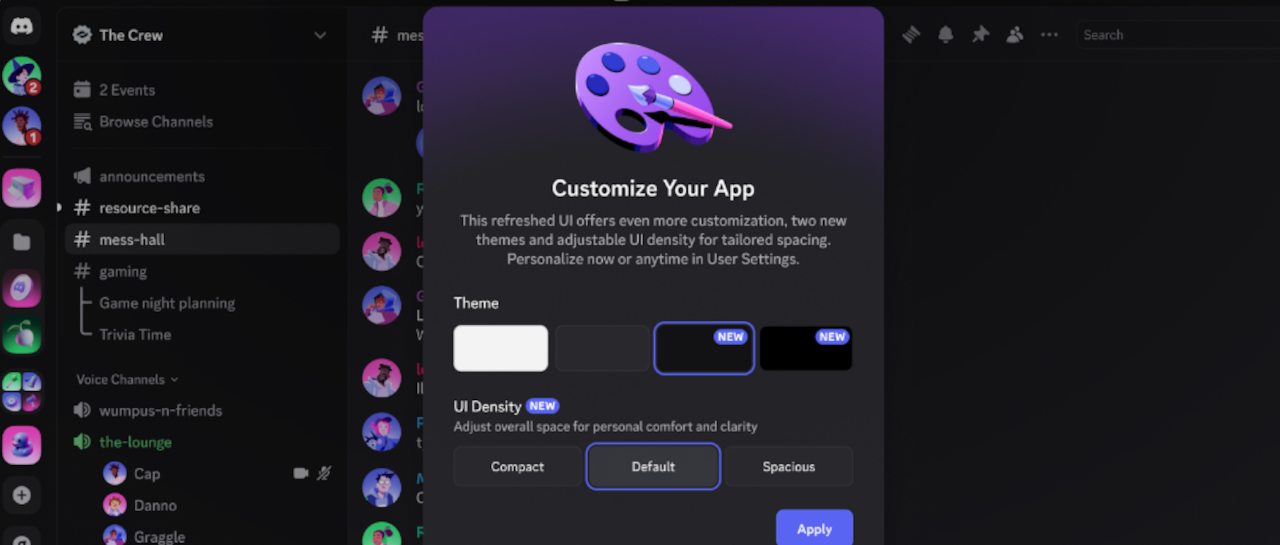 Nueva actualización de Discord trae funciones de personalización