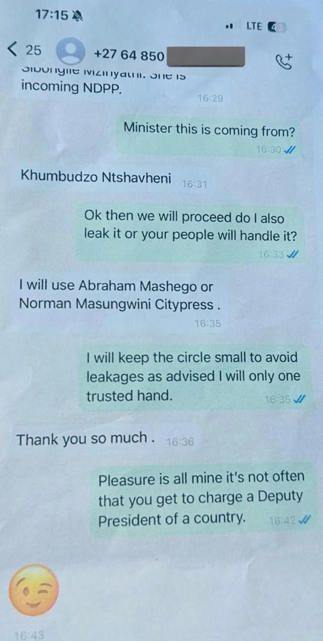 Justice Ministry and NPA condemn alleged plot against Deputy President ...