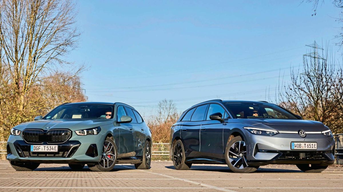 Comparativa: BMW i5 eDrive40 Touring vs Volkswagen ID.7 Tourer Pro