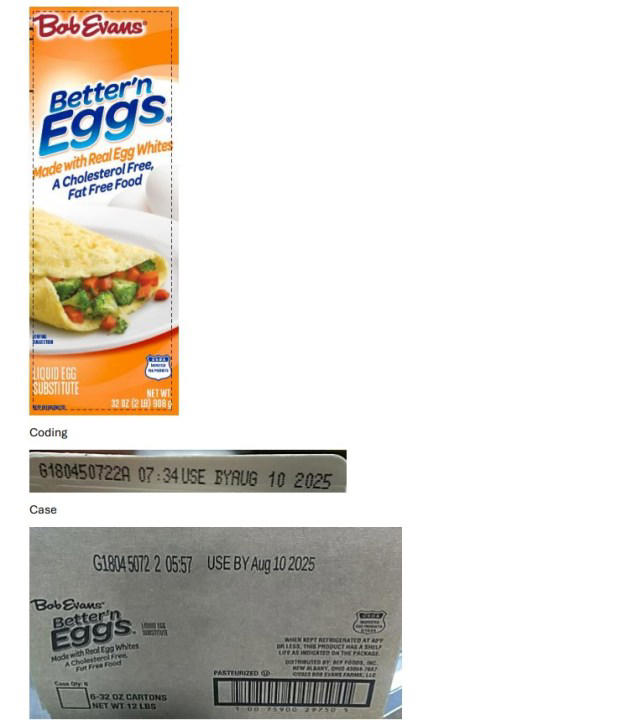 ‘Egg beaters,’ ‘Bob Evans’ liquid eggs recalled; may contain cleaning ...