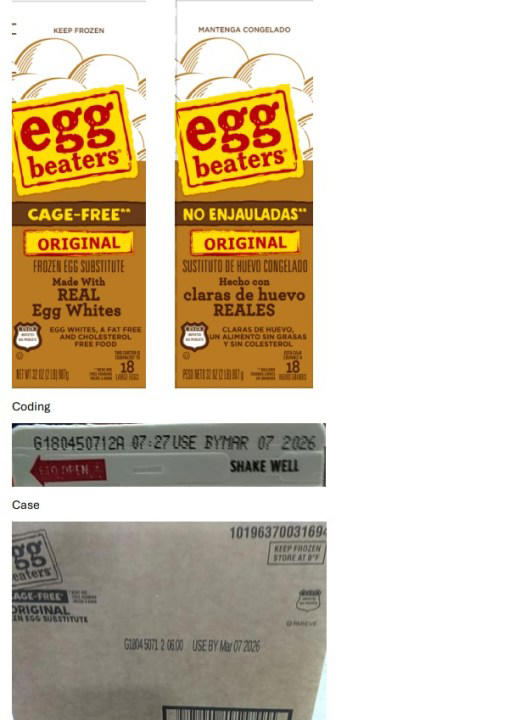 ‘Egg beaters,’ ‘Bob Evans’ liquid eggs recalled; may contain cleaning ...