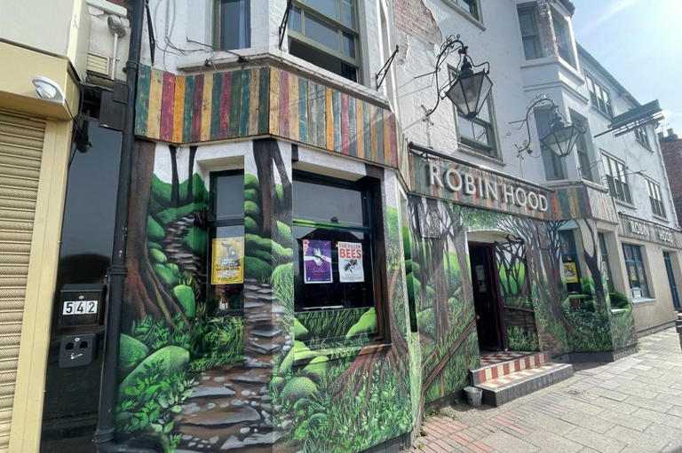 Sherwood pub praised for colourful murals and street art celebrating ...
