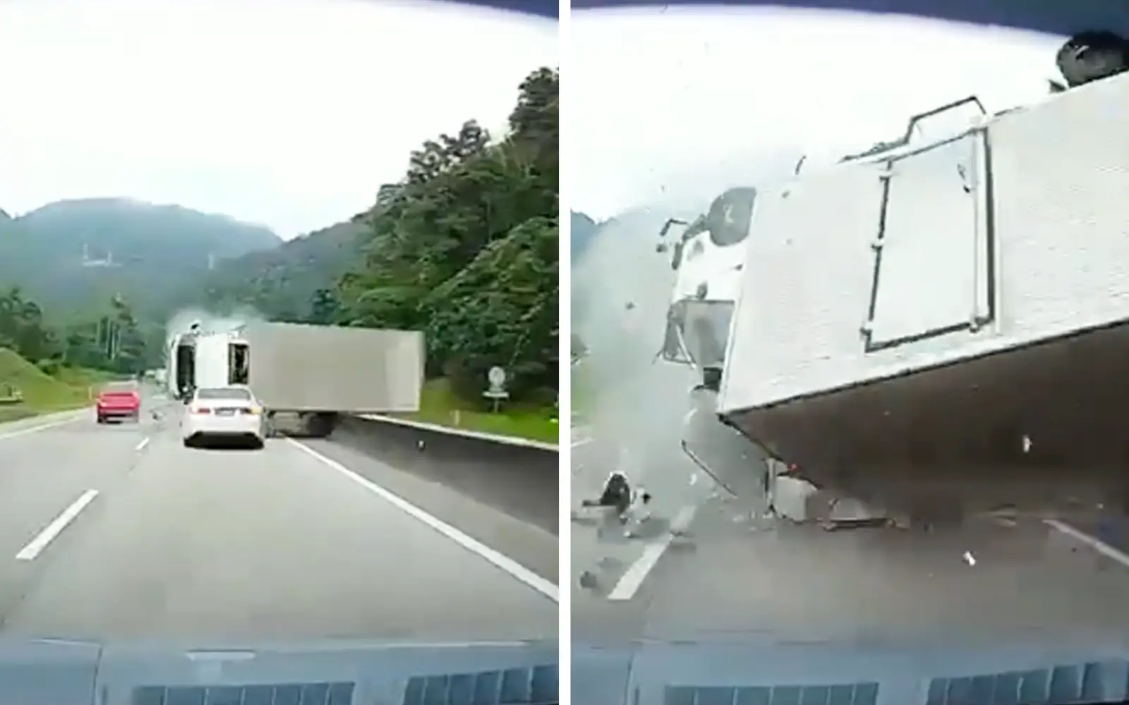 Lorry driver in 5-vehicle crash on Karak highway remanded for 4 days