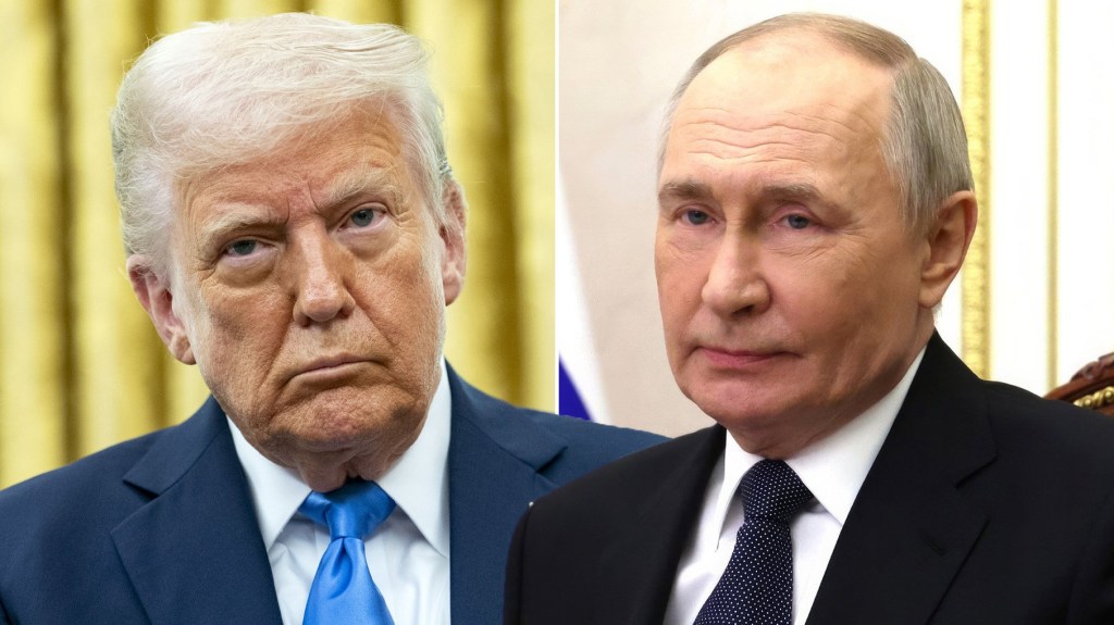 Trump ‘angry’ with Putin in change in rhetoric over Ukraine ceasefire