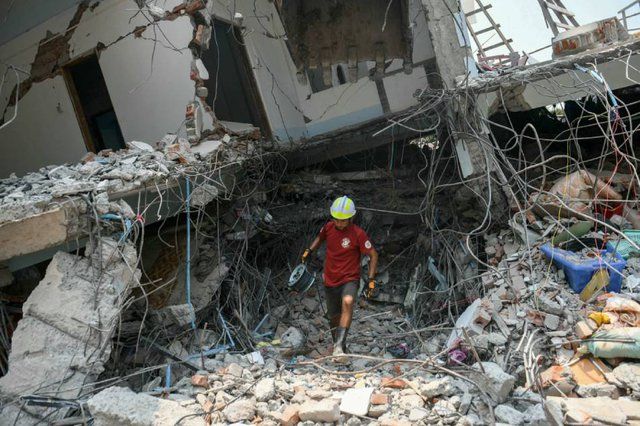 Myanmar quake: Wife of missing Filipino hopes husband will come out alive from rubble