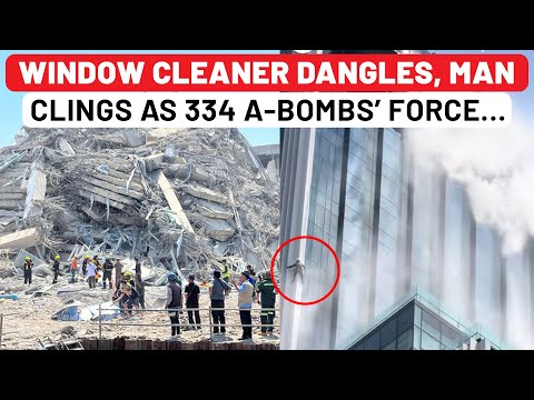 Myanmar Earthquake Unleashes 334 Atomic Bombs' Force | Crane Collapses ...