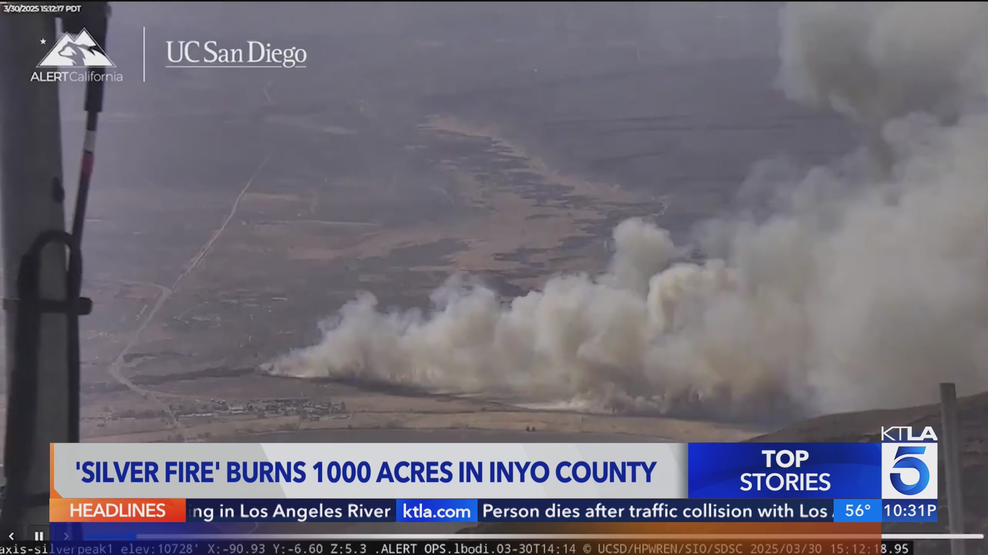 Raging Silver Fire prompts evacuations in Inyo, Mono counties