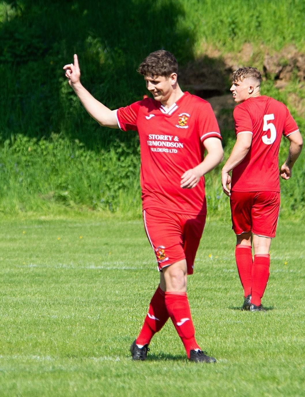 Rothbury number nine back among the goals