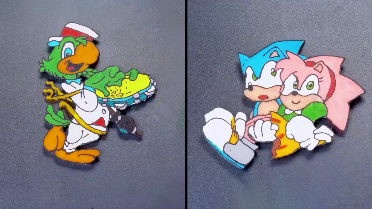 Pancake Art: Super Mario, Sonic, We Bare Bears & More – Cartoon & Game ...