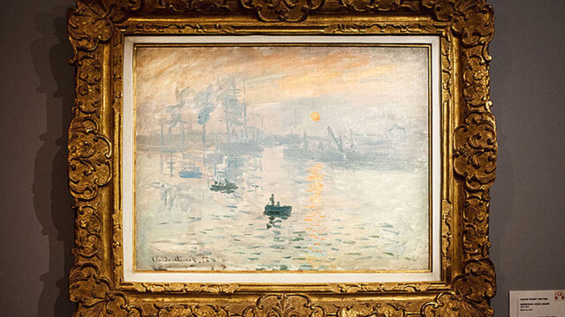 Ce tableau de Monet est le premier tableau impressionniste, voici son ...
