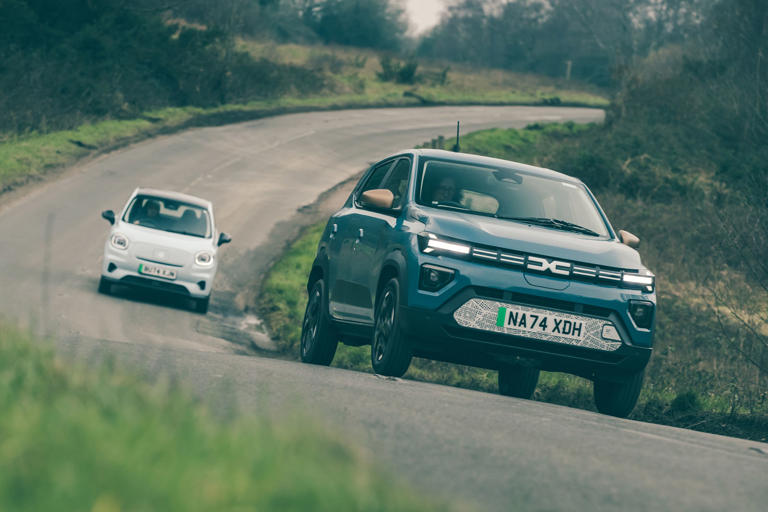 Dacia Spring vs Leapmotor T03: UK's cheapest EVs face off