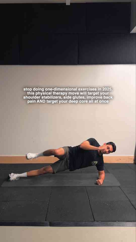 Improve your deep core, side glutes & shoulder stabilizers