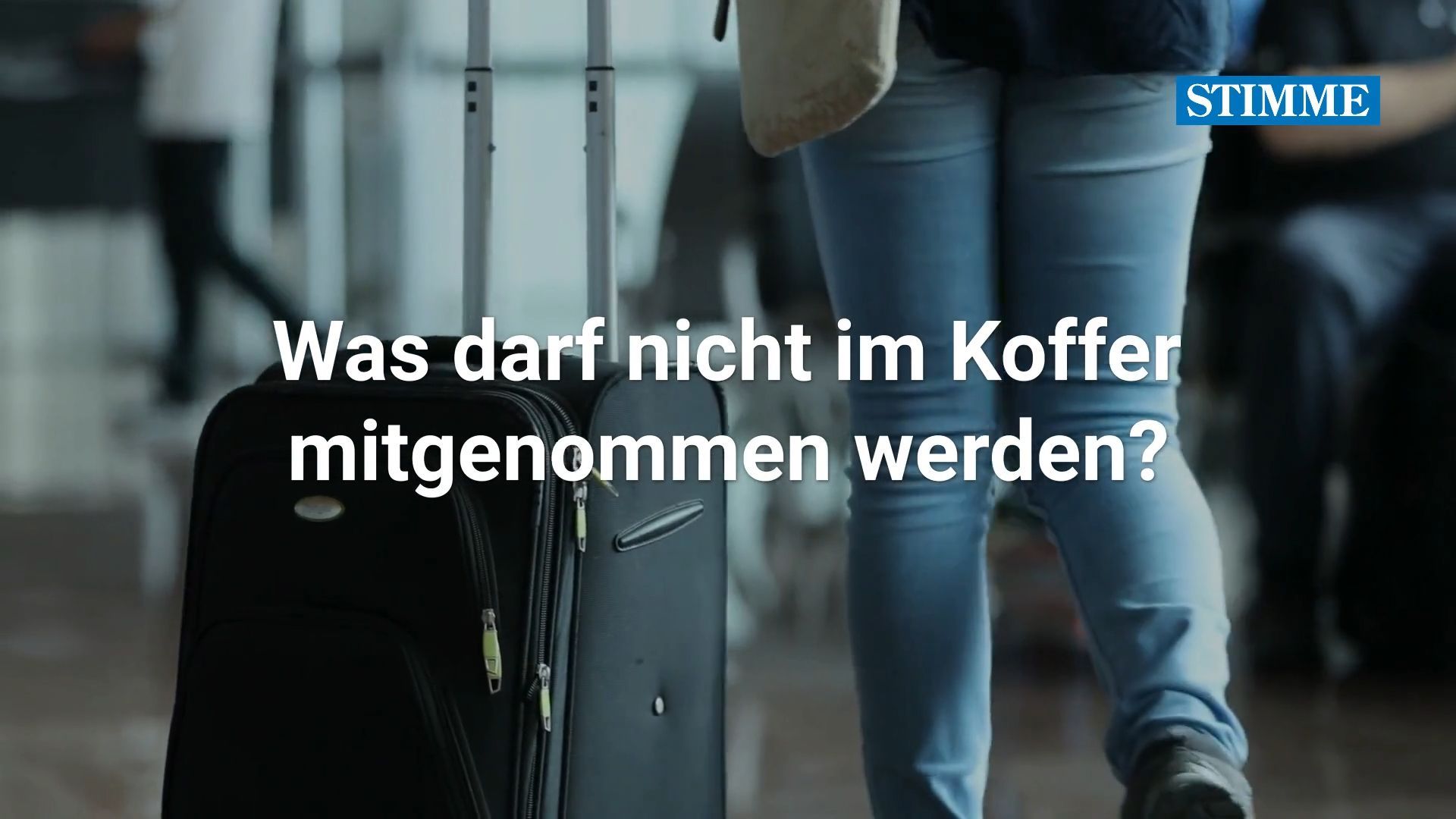 Was darf nicht im Koffer mitgenommen werden