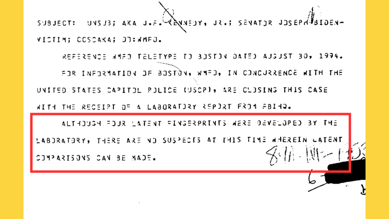 No, JFK Jr. did not call Biden a 'traitor' in newly released JFK assassination files