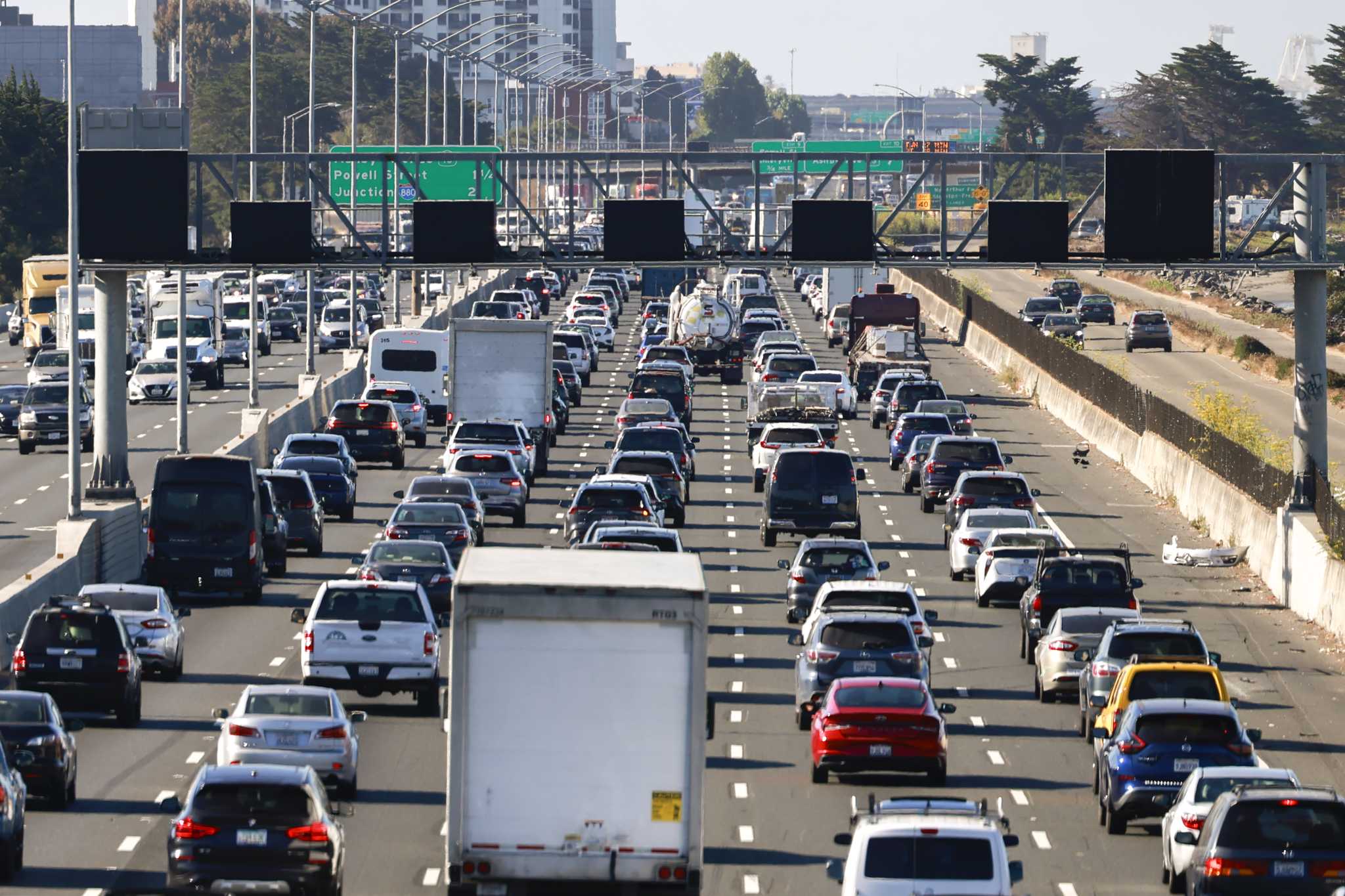 Rush hour is over in the Bay Area. Welcome to the era of permanent traffic